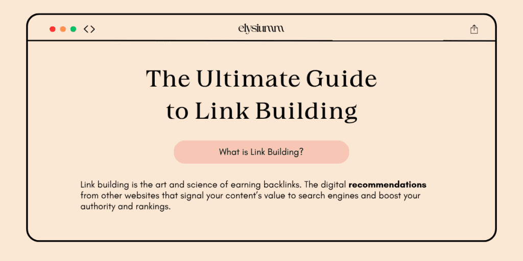 Link Building 101: Boost Your Off-Page SEO – Elysiumm
