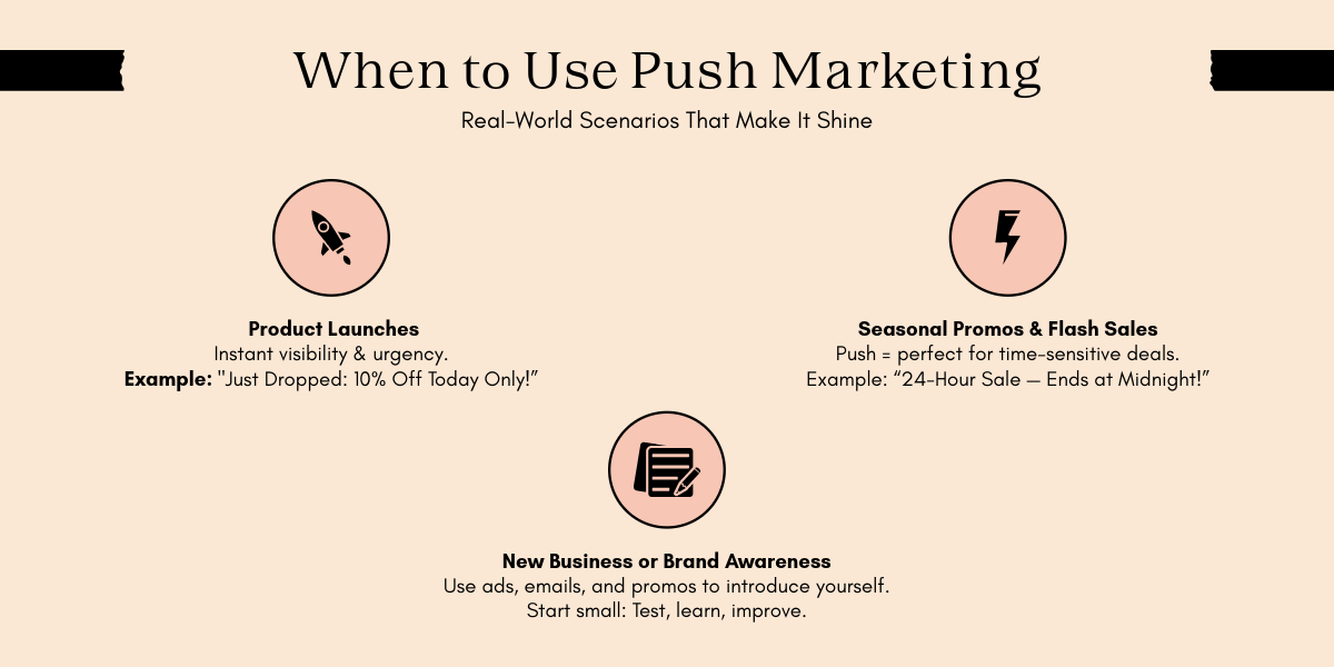 How to Use Push Marketing Without Being Pushy