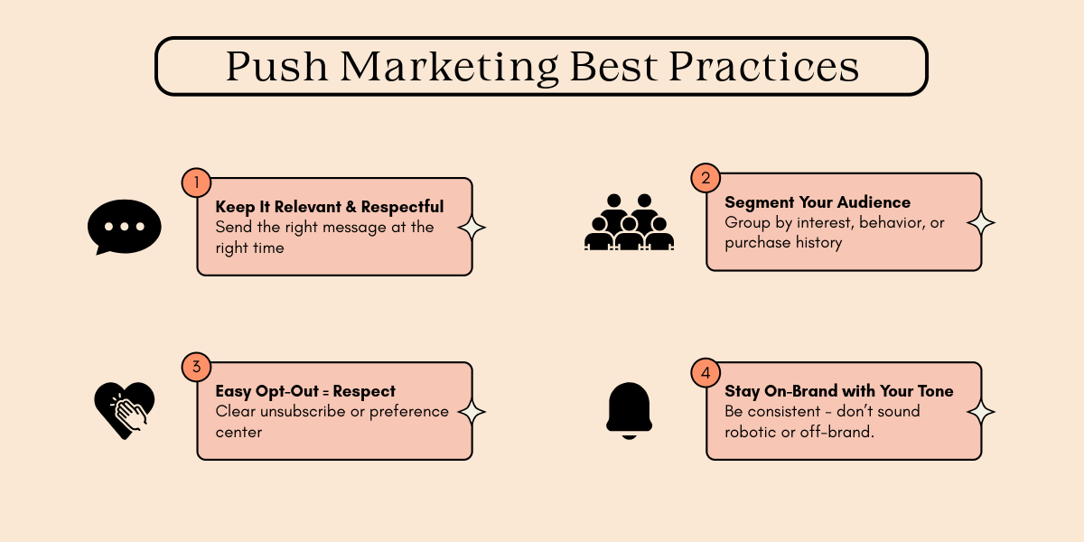 How to Use Push Marketing Without Being Pushy