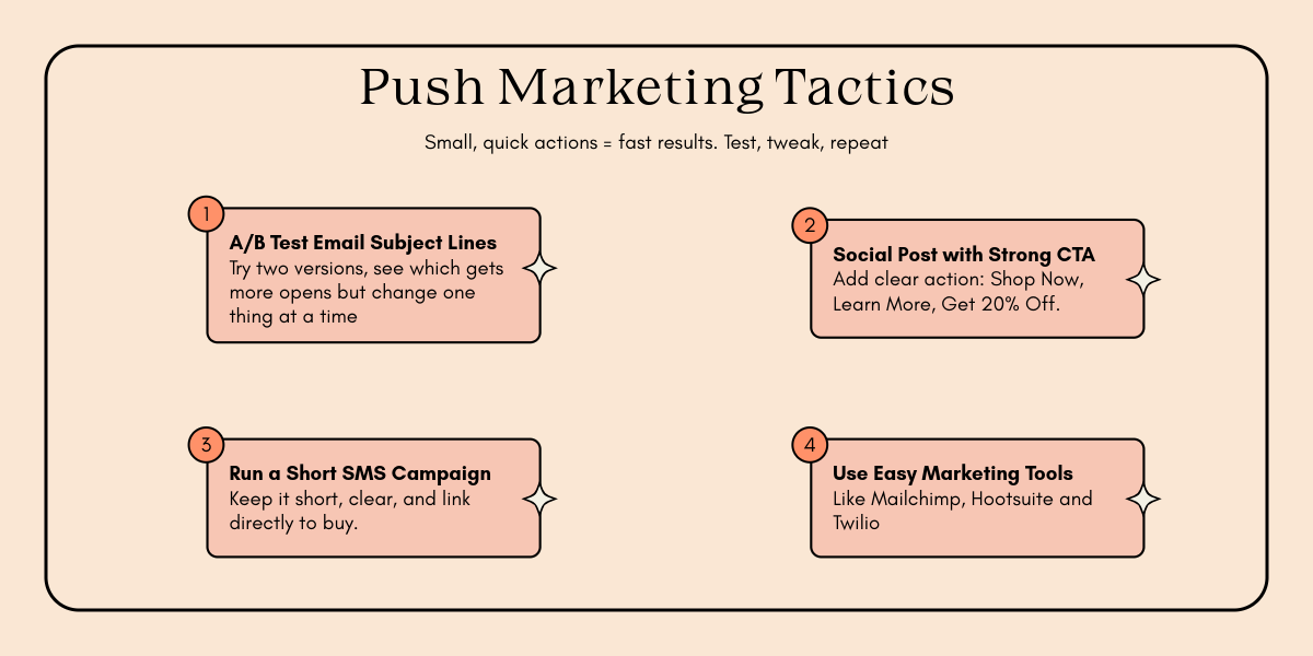 How to Use Push Marketing Without Being Pushy