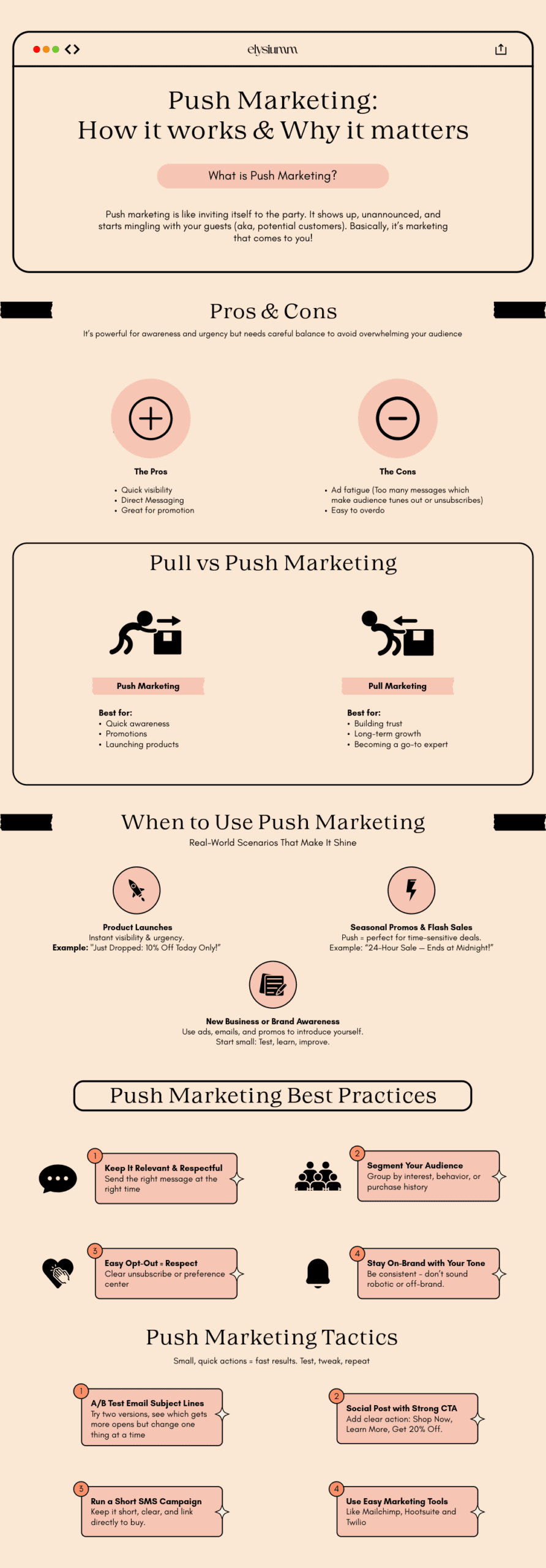 How to Use Push Marketing Without Being Pushy
